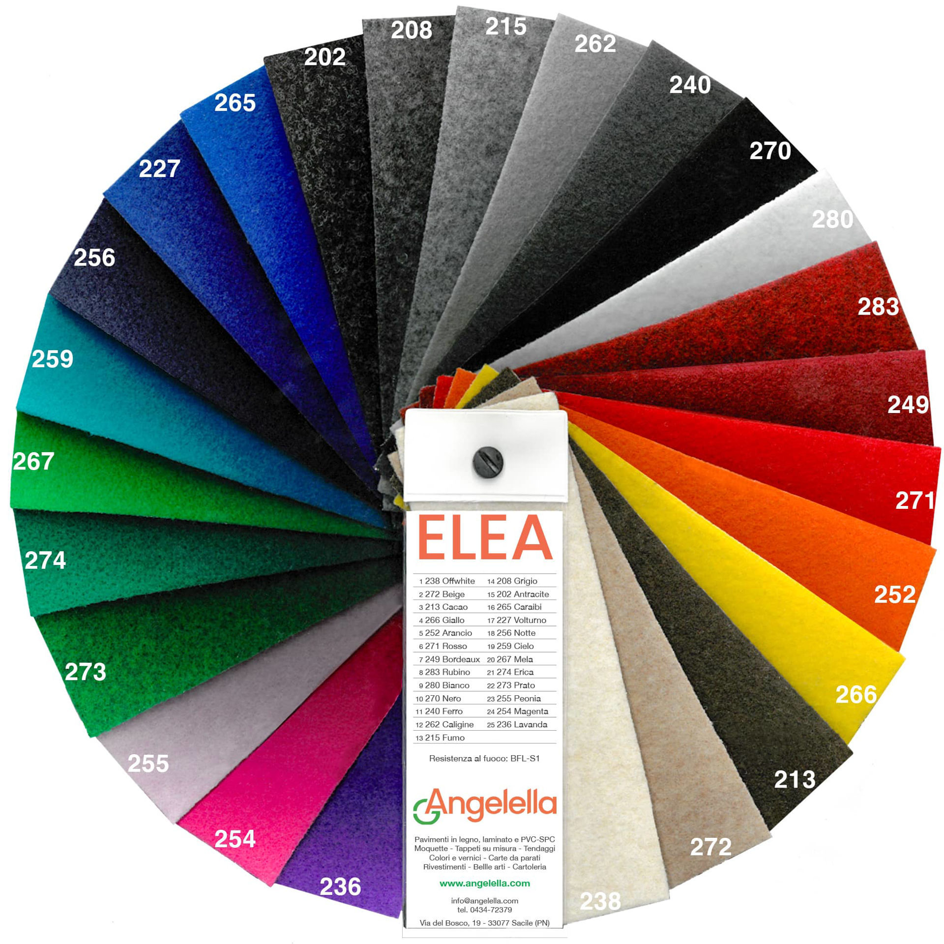 Angelella | Moquette Elea Cielo 259 per eventi, fiere e cerimonie